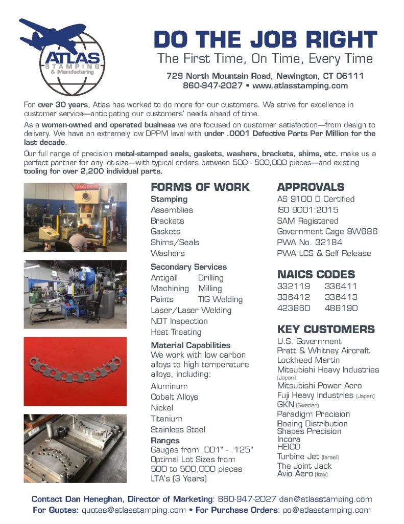 Business Line Card – Atlas Stamping and Manufacturing Corporation